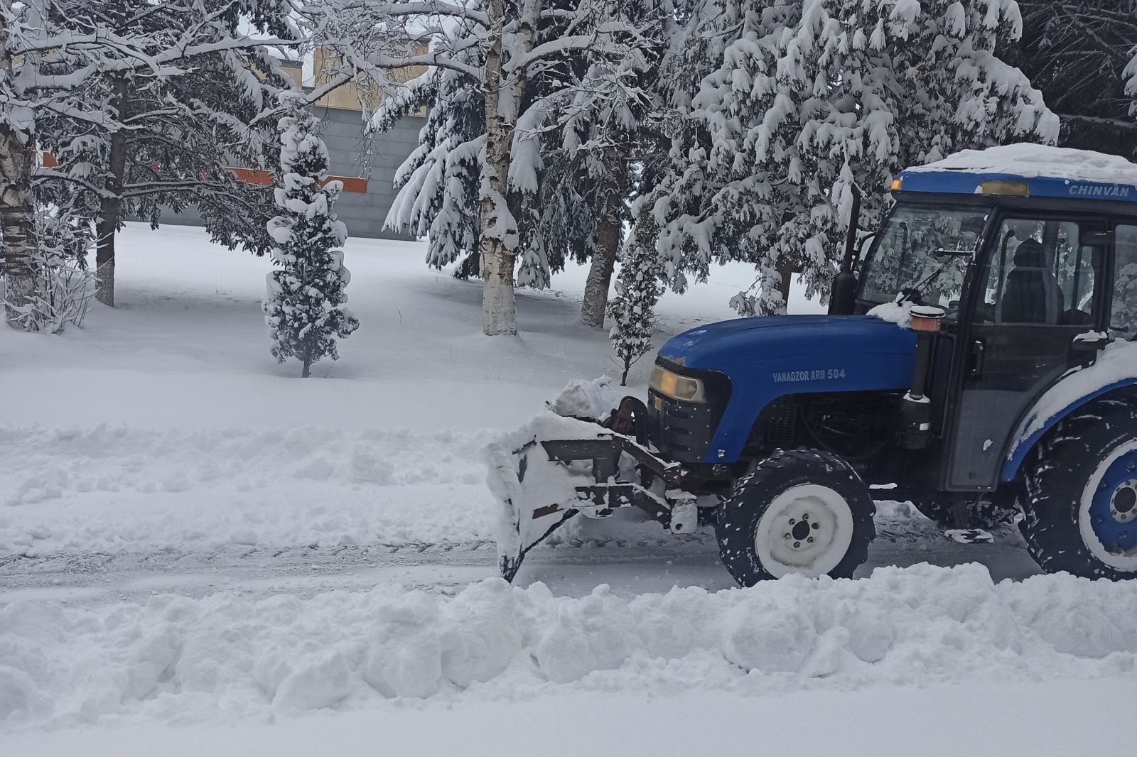 Գեղարքունիքի մարզում տեղացած ձյան շերտը հասնում է 20-30 սմ-ի